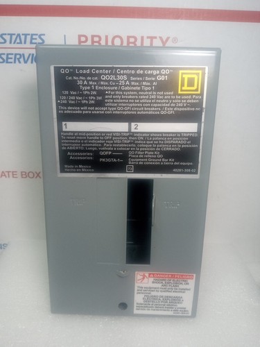 Square D QO Circuit Break indoor Load center QO2L30S 30A | eBay