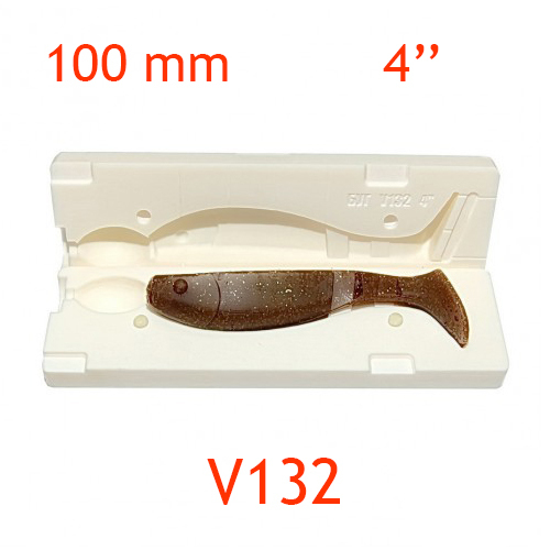 Relax Kopyto Shad Bait Mold Fishing Soft Plastic Lure 50 - 100 mm 4 ...