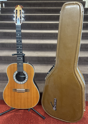 1970's Ovation 1624 Nylon String Classical 6-String LH Guitar ...