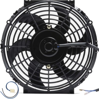 10-11 INCH 12VOLT REVERSIBLE ELECTRIC RADIATOR COOLING FAN HIGHEST CFM ...