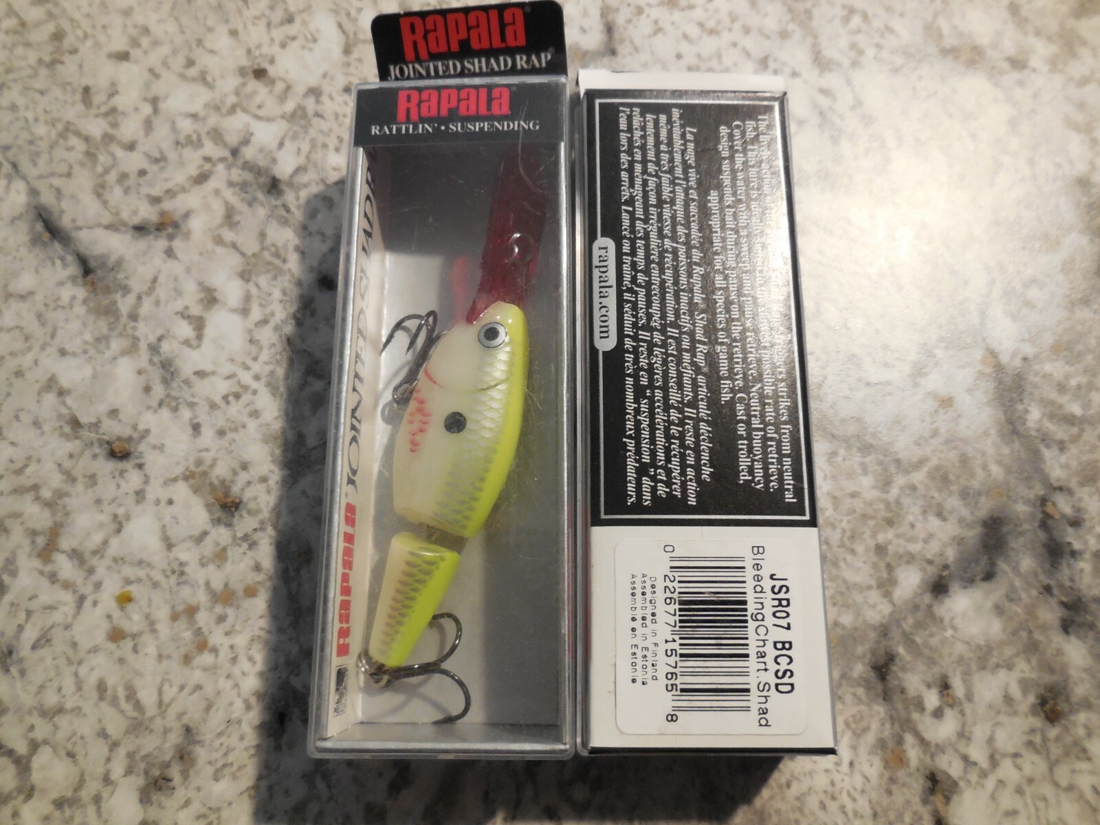 Rapala+Jointed+Shad+Rap+07+Fishing+Lure+7cm+Bleeding+Olive+Flash for ...