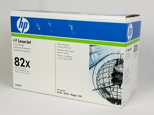 HP C4182X (82X) Black High Capacity Toner Cartridge 8100 8150 Mopier ...