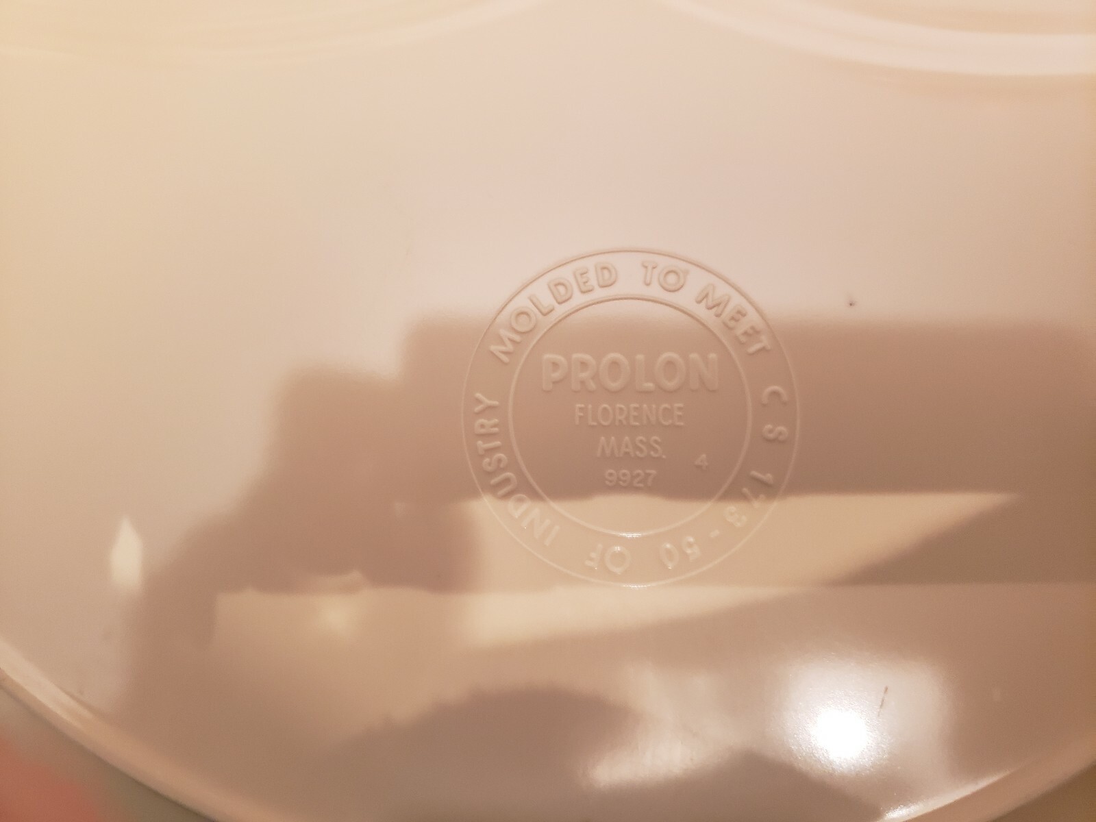 Mid Century Prolon Ware Beige Divided 10"Plates Melamine Set of 5 #9927 ...