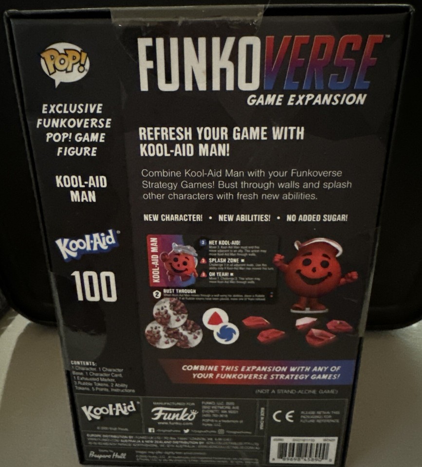 Pop! FunkoVerse Kool Aid / Kool-Aid Man - 100 Board Game Expansion ...