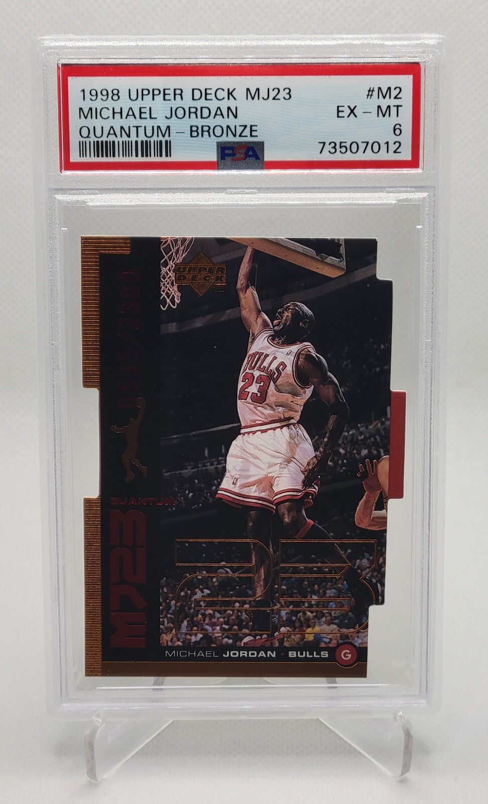 1998 Upper Deck MJ23 Quantum Bronze /2300 MICHAEL JORDAN #M2 PSA 6 | eBay