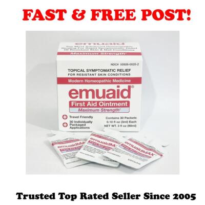 EMUAID MAX FIRST AID ANTI-FUNGAL OINTMENT 9ML (3 x 3ML) TRAVEL PACK ...