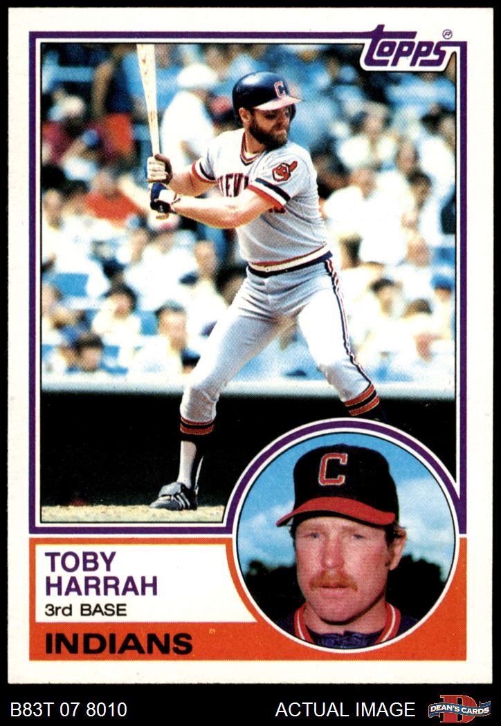 1983 Topps #480 Toby Harrah Indians 8.5 - NM/MT+ B83T 07 8010 | eBay