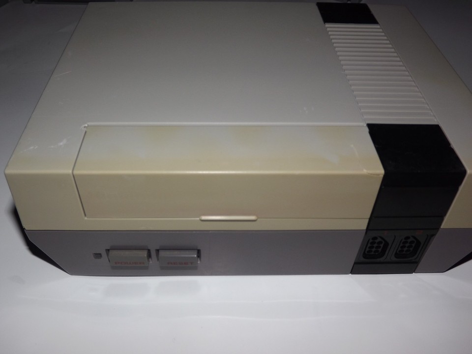 Original Nintendo NES System Console, hook ups, New AV to HD Converter ...