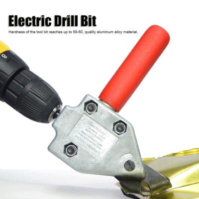 Metal Sheet Cutter Tool Bit Accessories for Electric Drill Scissors ...