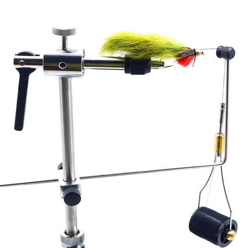 Fly Tying Vise Portable Adjustable Heavy Duty Fishing Hook Rotary Tying ...