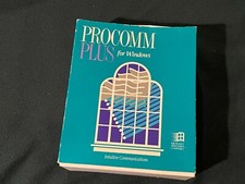 PROCOMM Plus Classic for Dos Datastorm PC Communications 1990 for sale ...