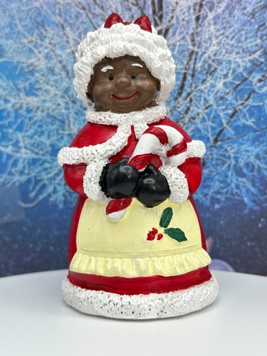 Hand-Painted African American "Mrs. Claus" Christmas Figurine | eBay