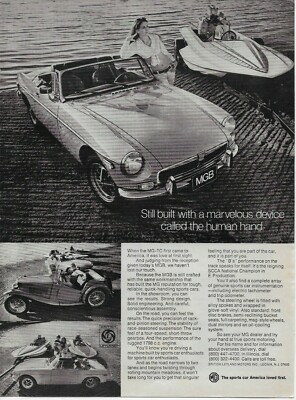 1973 MG MGB 1798cc SCCA National Champion Original Vintage Print Ad | eBay