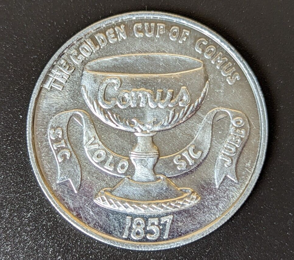 1985 Krewe of COMUS VINTAGE Mardi Gras ALUMINUM Doubloon MASKS | eBay