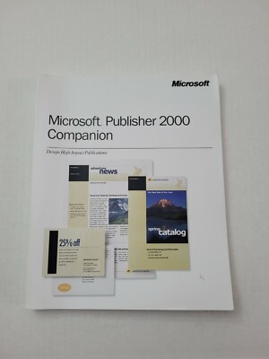 Microsoft Publisher 2000 Companion [Paperback] [Jan 01, 1999] Microsoft ...