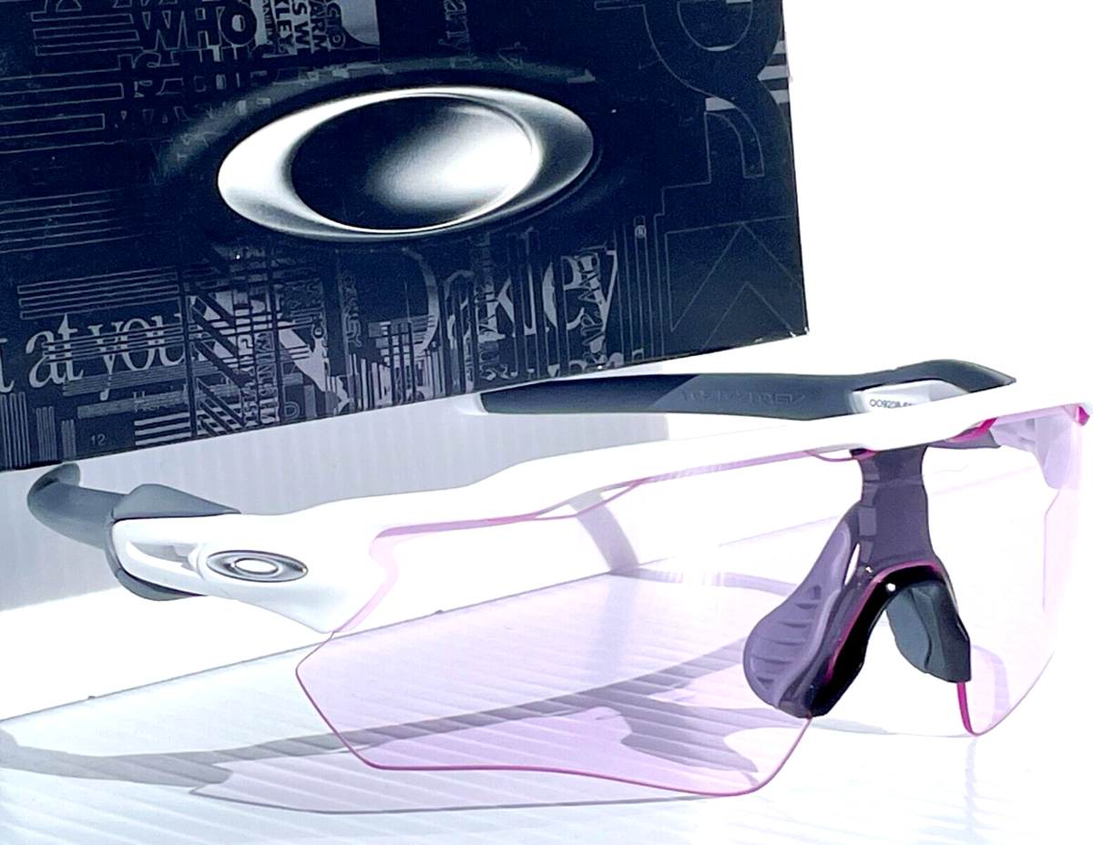 NEW Oakley RADAR EV PATH Matte White PRIZM Low Light Clear Lens