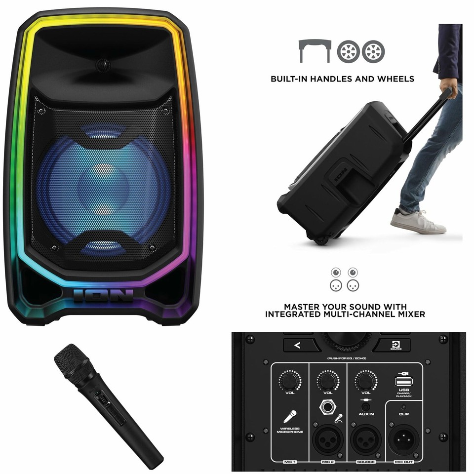 ION Total PA Freedom High-Power Speaker System with 650-Watt Sound ...