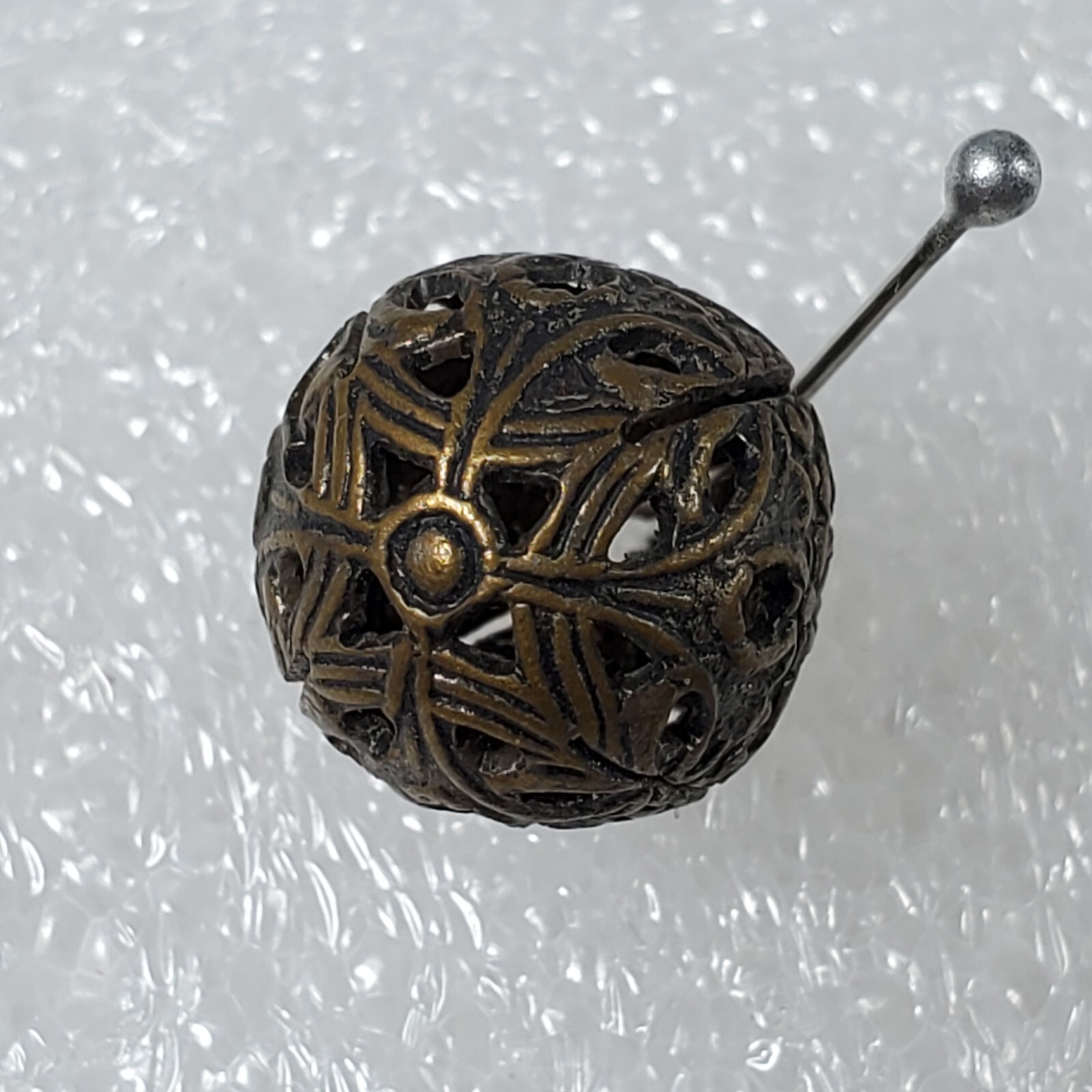 Victorian Pierced Cricket Cage Round Filigree Buttons lot of 8 Brass | eBay