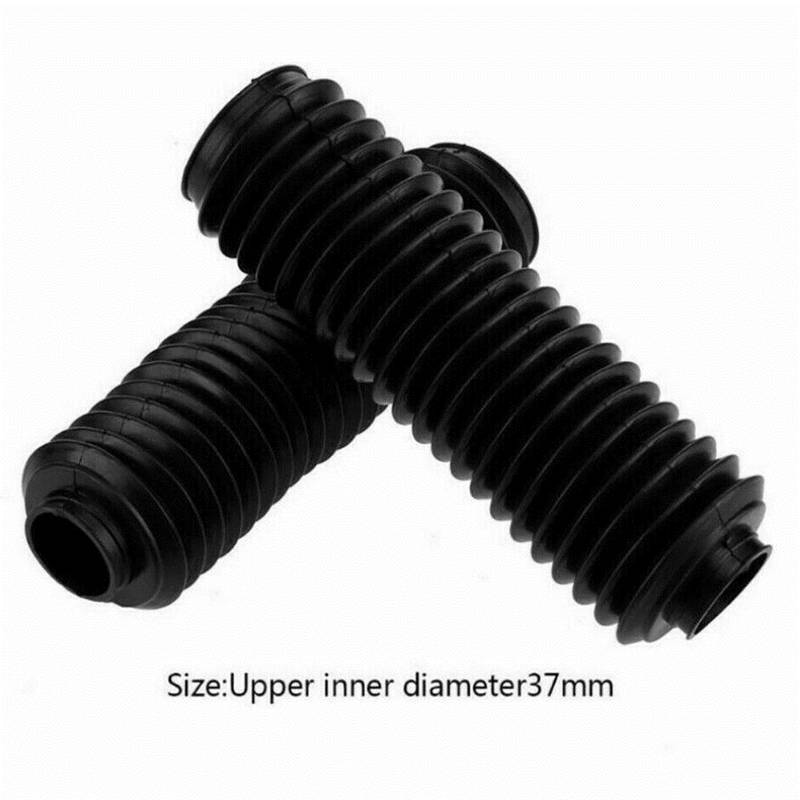 1 Pair Front Fork Shock Absorber Rubber Dust Cover Gaiter Gator Boots ...