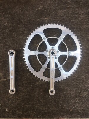 Rare Stronglight 49D stayer track crankset, TA, vintage track pista ...