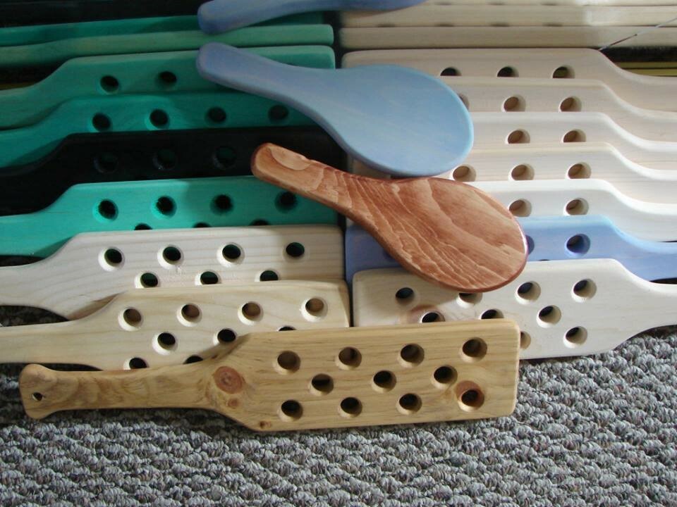 FREE SHIPPING Wooden Spanking Paddle Woodburned (Discipline) Handmade ...