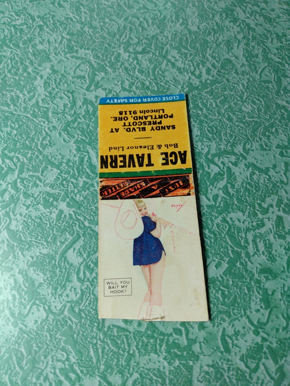 Vintage Matchbook Collectible Ephemera A23 Portland Oregon Ace tavern ...