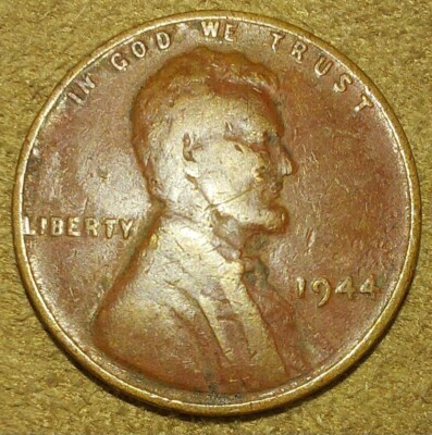 1944 1 Cent Lincoln Wheat Penny No Mint Mark (See Photos) | eBay