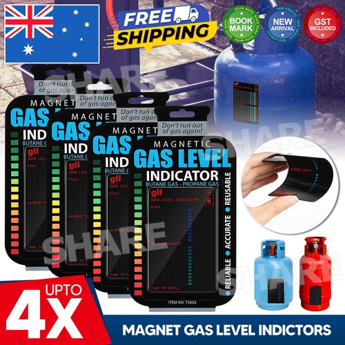 1-4PCS Magnetic Gas Tank Level Indicator Bottle Magnet Gauge BBQ ...