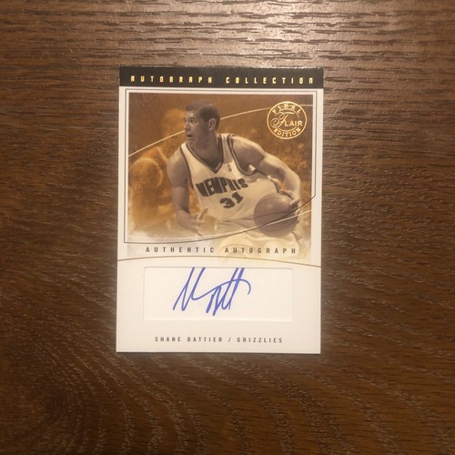 2003-04 Flair Final Edition - Autograph Collection Shane Battier #AC-SB ...