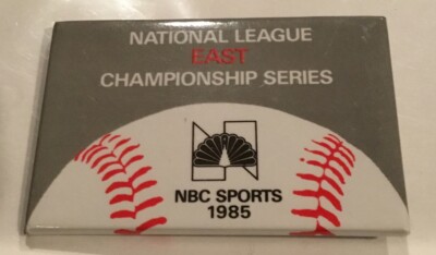 1985 MLB Baseball NATIONAL LEAGUE NBC PRESS MEDIA BADGE | eBay