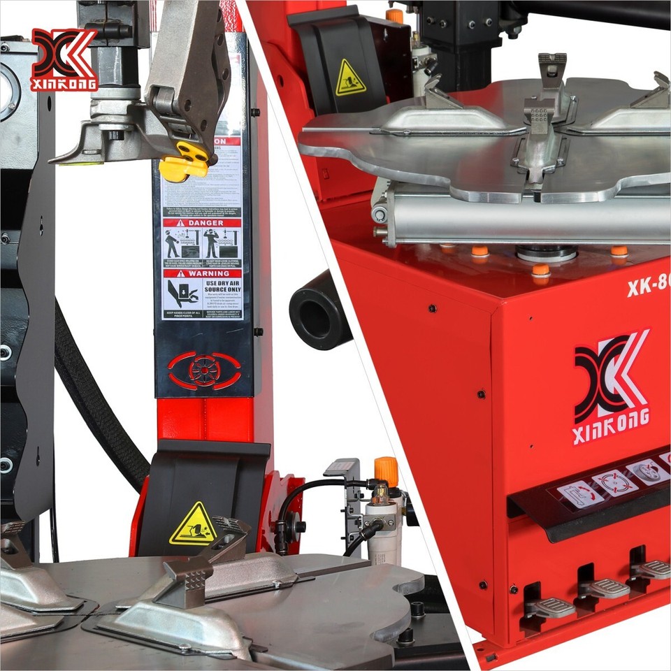 XK 806C Tire Changer Machine 2.0 HP Rim Clamp 14”-28“ Auto Repair Wheel ...