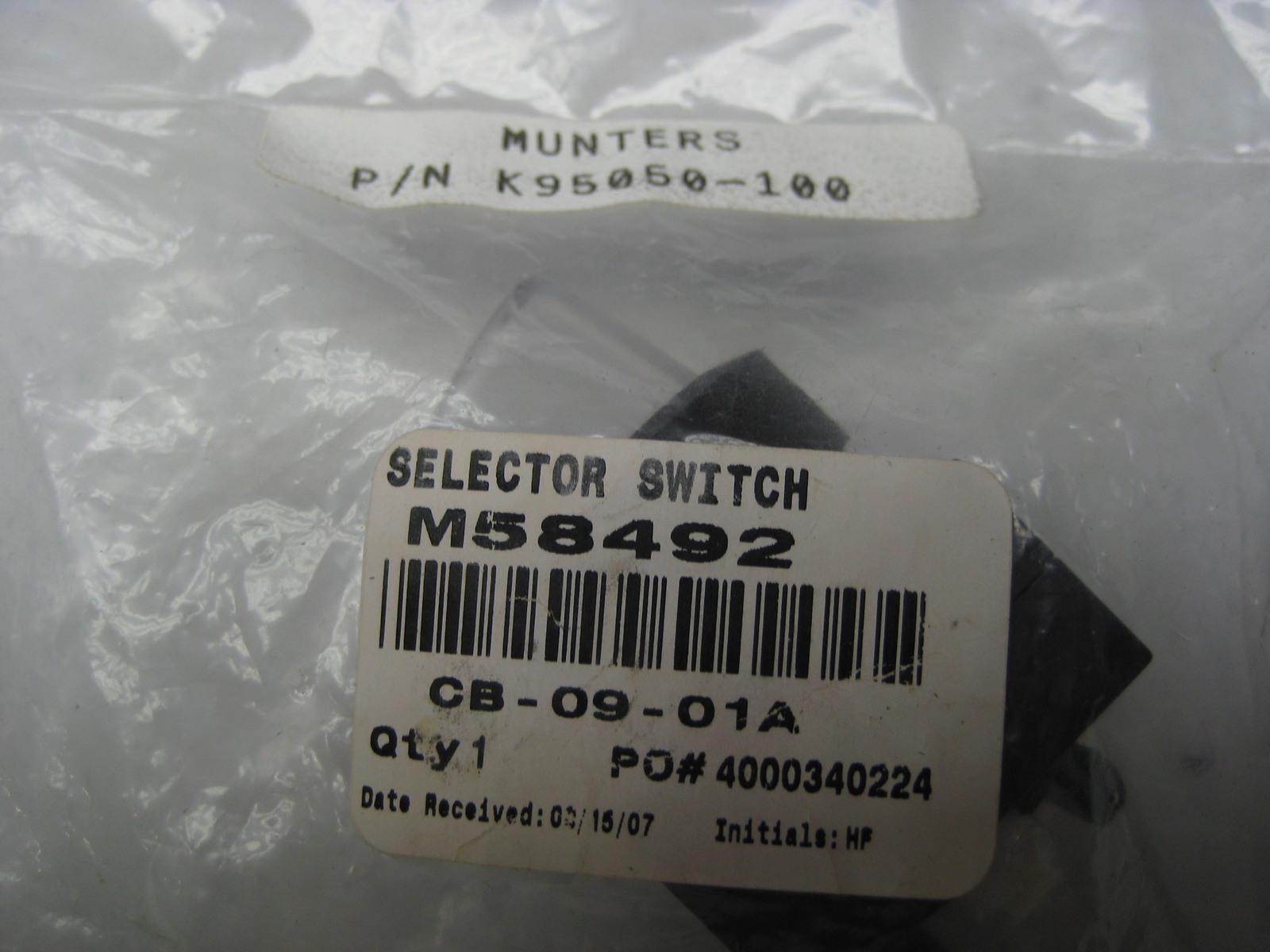 MUNTERS K95050-100 SELECTOR SWITCH KIT NSMP for sale online | eBay