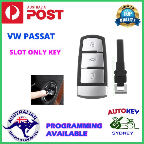 VW Passat remote key suitable for slot insert start ID48 chip 433mhz | eBay