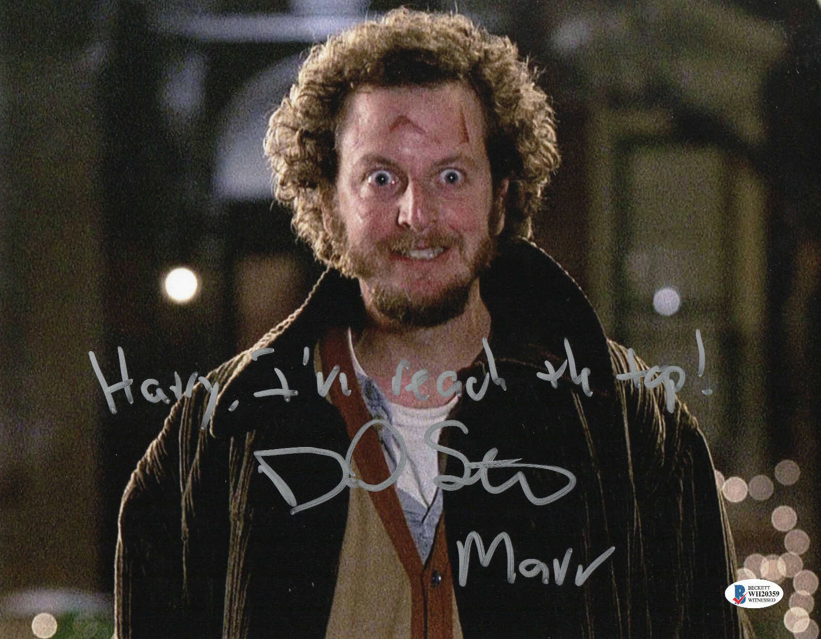 DANIEL STERN SIGNED AUTOGRAPH HOME ALONE 11X14 PHOTO BECKETT BAS MARV ...