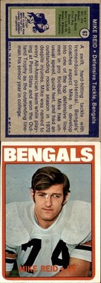1972 Topps - Mike Reid #67 (RC) | eBay