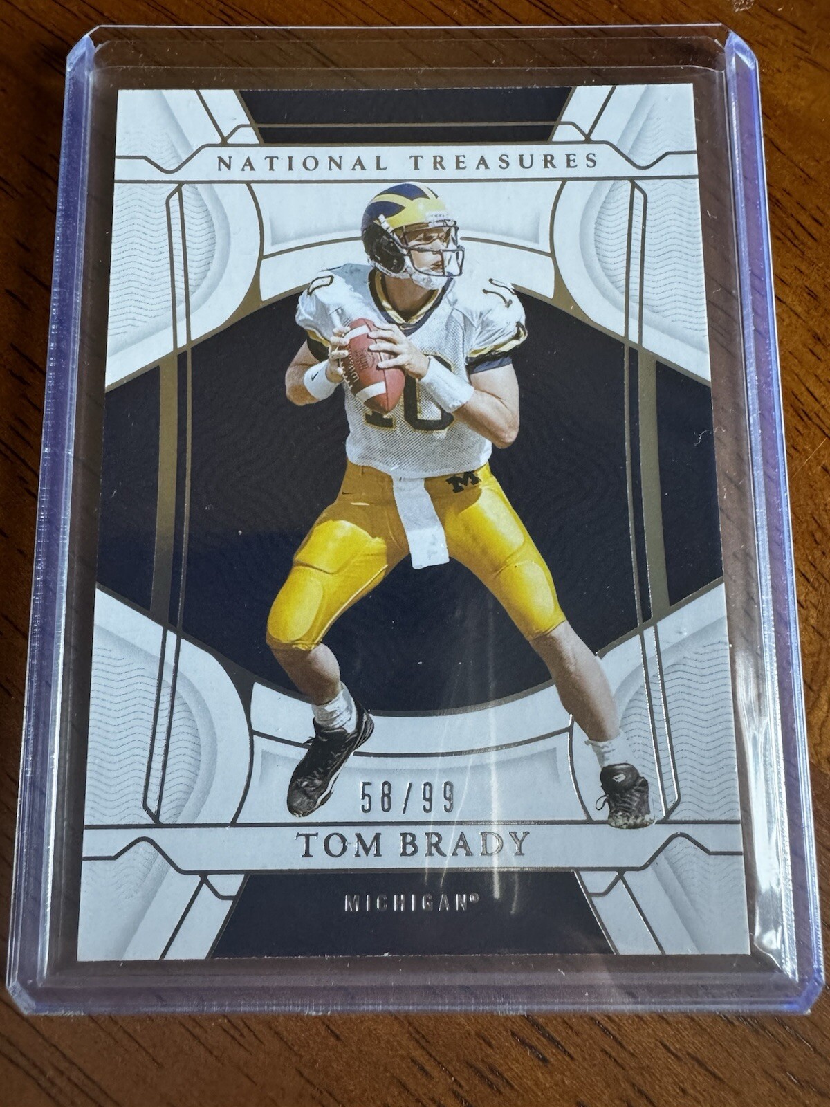 2022 Panini National Treasures Collegiate Tom Brady /99 #35 | eBay