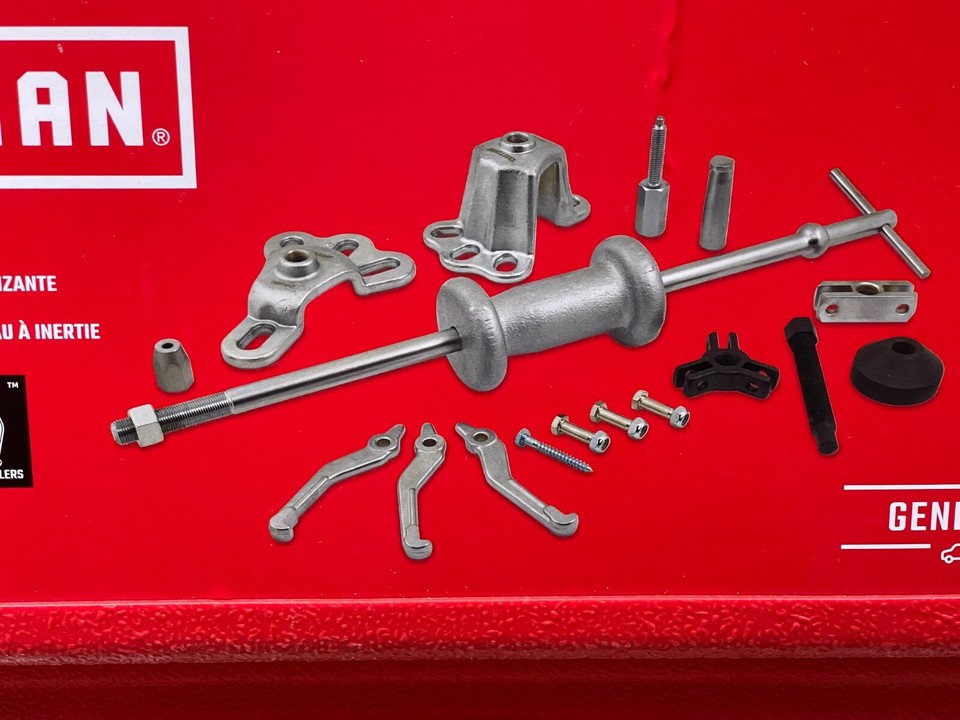 NEW!! CRAFTSMAN Automotive 10-way Puller Slide Hammer Kit 5LB 23 ...