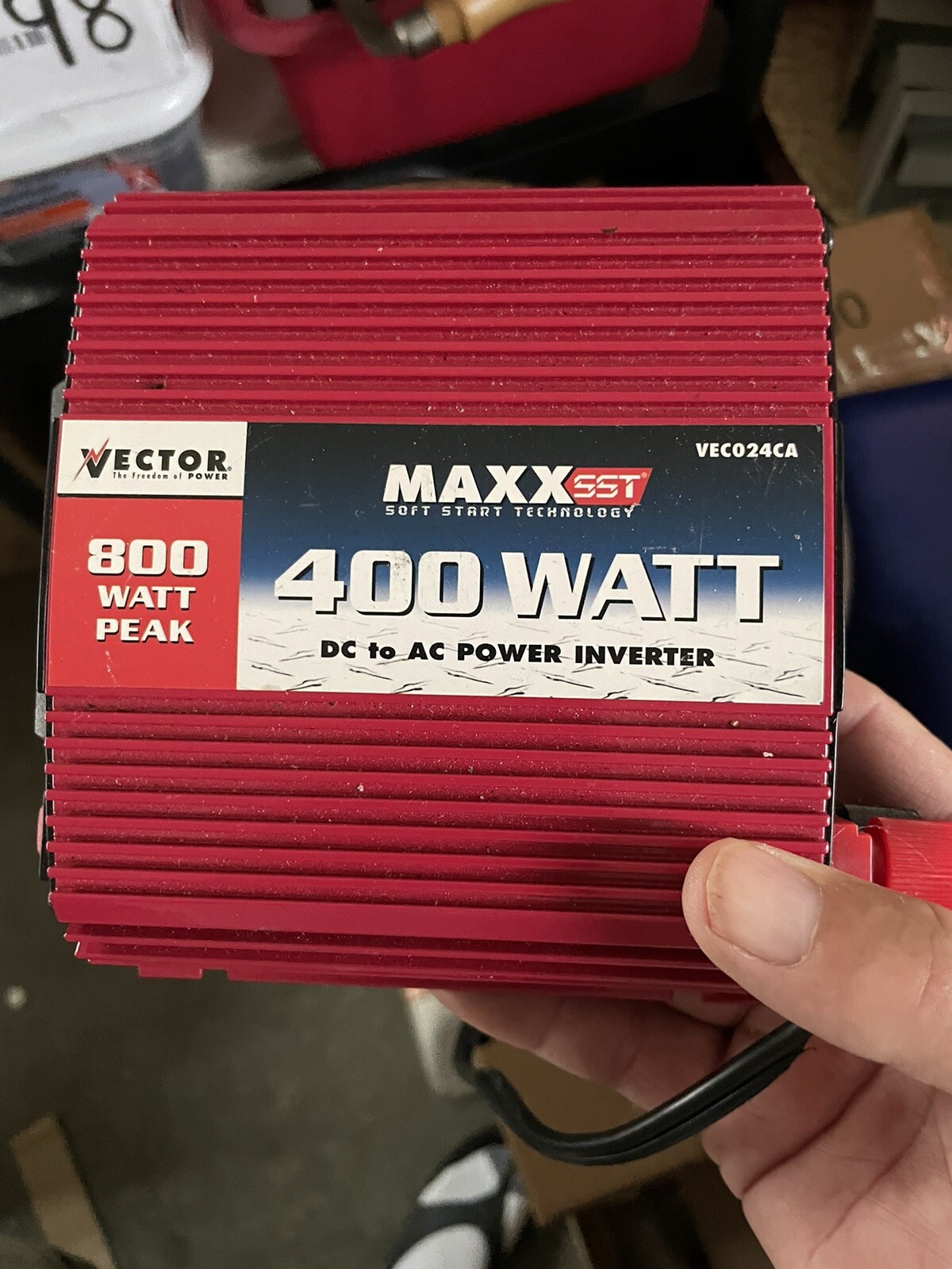 Vector MAXX SST 400 Watt DC to AC Power Inverter VEC024 800 Watt PEAK ...