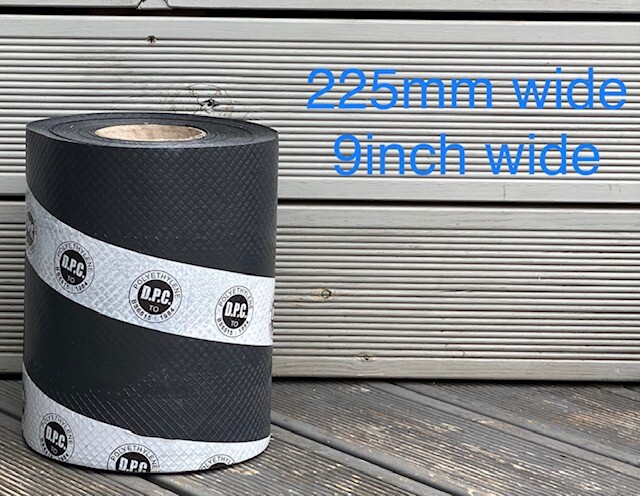 DPC Roll Damp Proof Course Membrane Brick Block Work BBA Approved 100mm ...