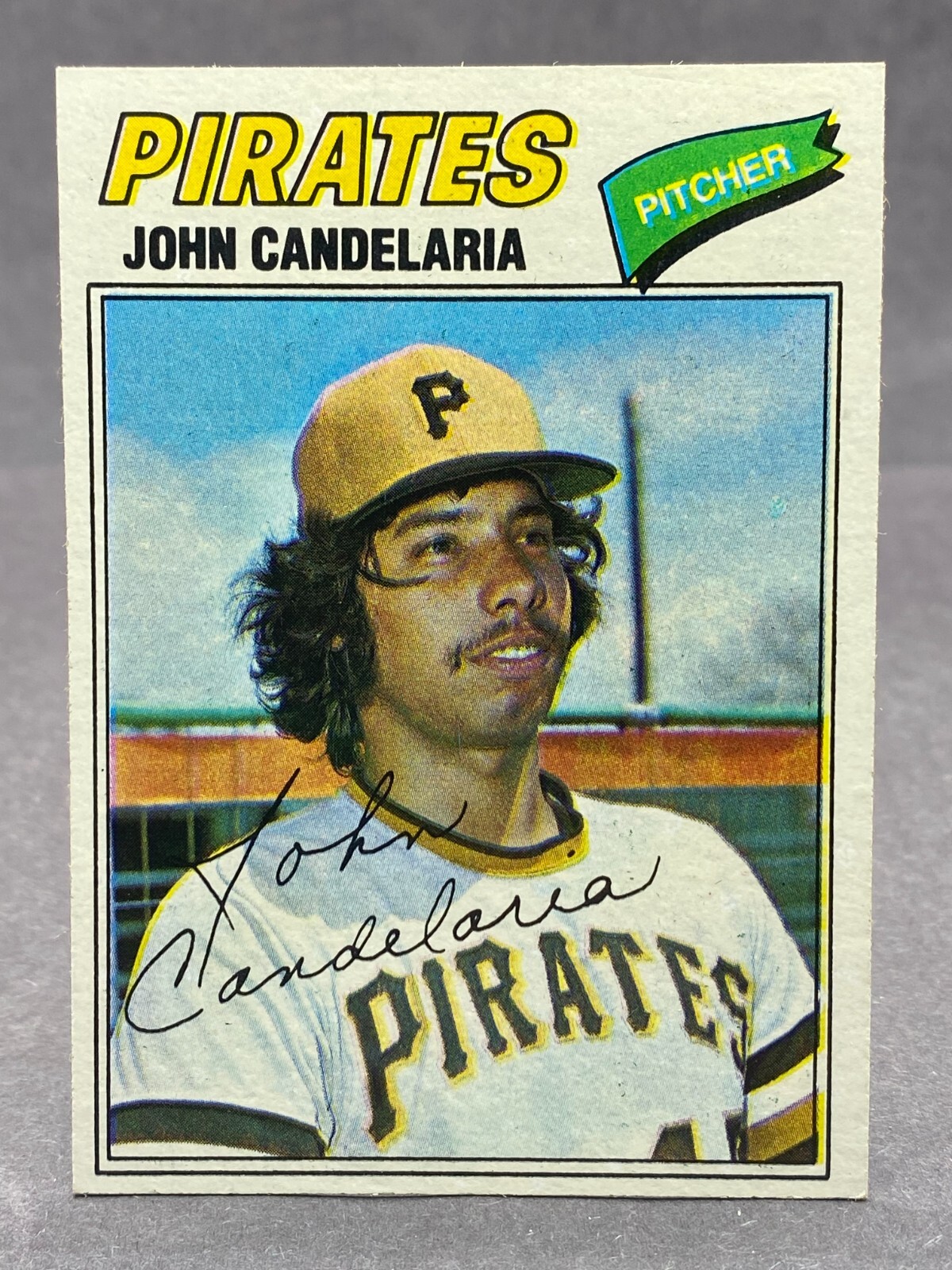 1977 Topps JOHN CANDELARIA Card No. 510 Crease-Free NM+ Pittsburgh ...