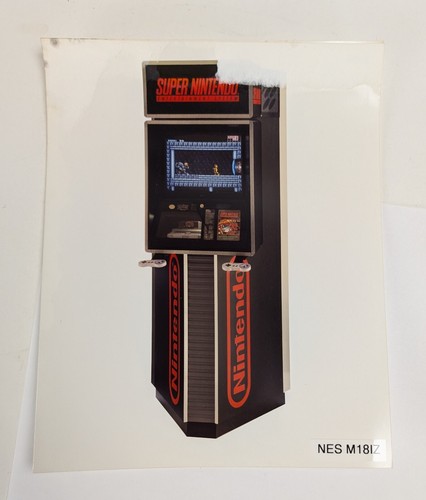 1990's Nintendo NES Internal 8" x 10" Cabinet Metroid Photo Store ...