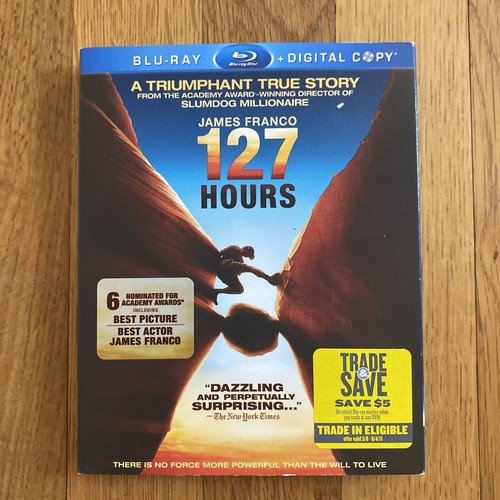 127 Hours (Blu-ray, 2011, 2-Disc Set) James Franco, Danny Boyler, w ...