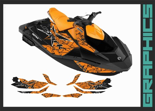 SEADOO SPARK TRIXX graphics decals kit for 2up 3up stickers set ...