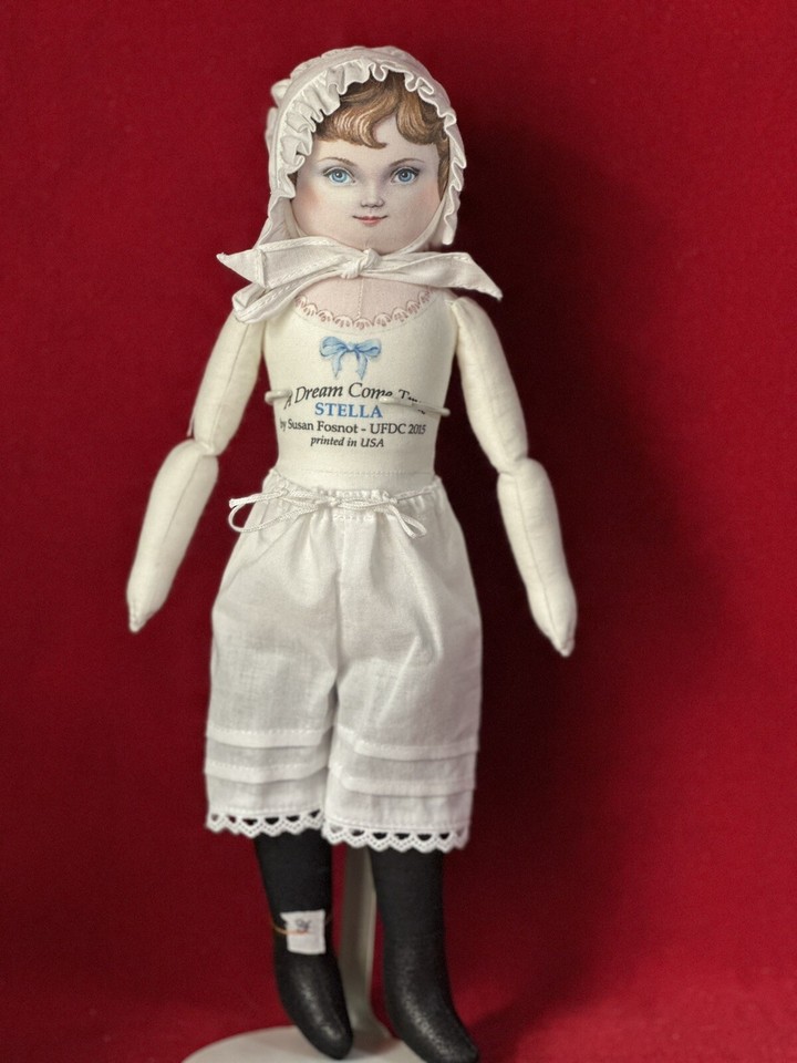 UFDC Artist Susan Fosnot Cloth 11” Doll “Stella” | eBay