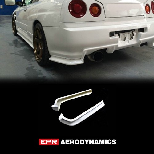 For Nissan Skyline R34 GTT ESB Style FRP Rear Bumper spat kit(For ESB ...
