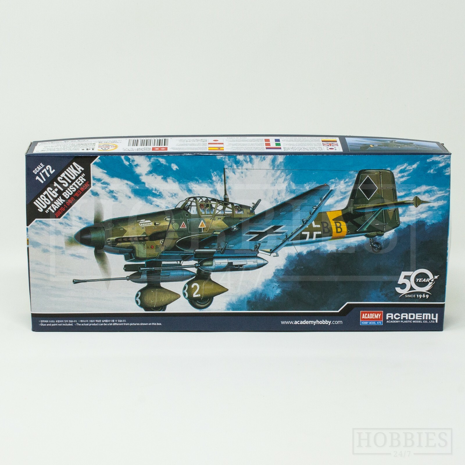 Academy 1:72 Scale Model Kits WW2 Aircraft Spitfire Stuka Messerschmitt ...