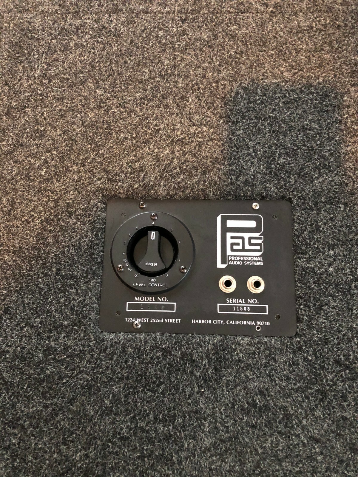 Used Vintage Professional Audio Systems Speaker Pair | eBay