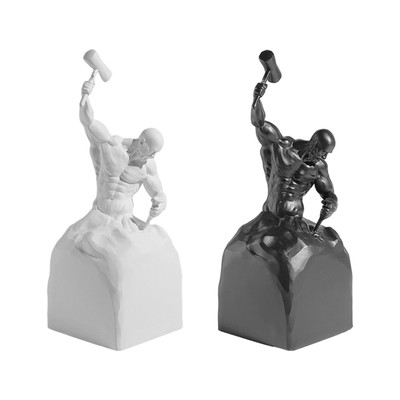 Resin Simple Men Figures Collectible Statue Nordic Home Resin Modern ...