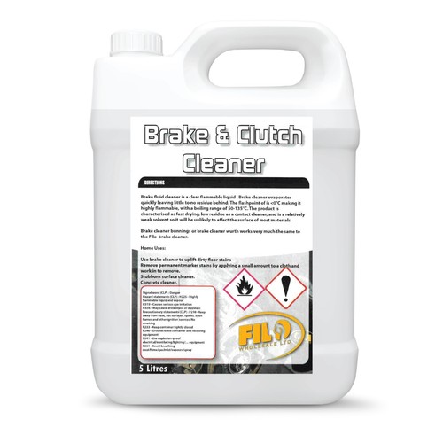 Brake & Clutch Cleaner 5 Litre Degreaser for Parts, Removes Oil, Dust ...