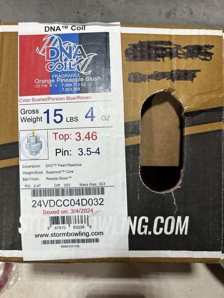 Storm DNA Coil Bowling Ball 15lb | eBay